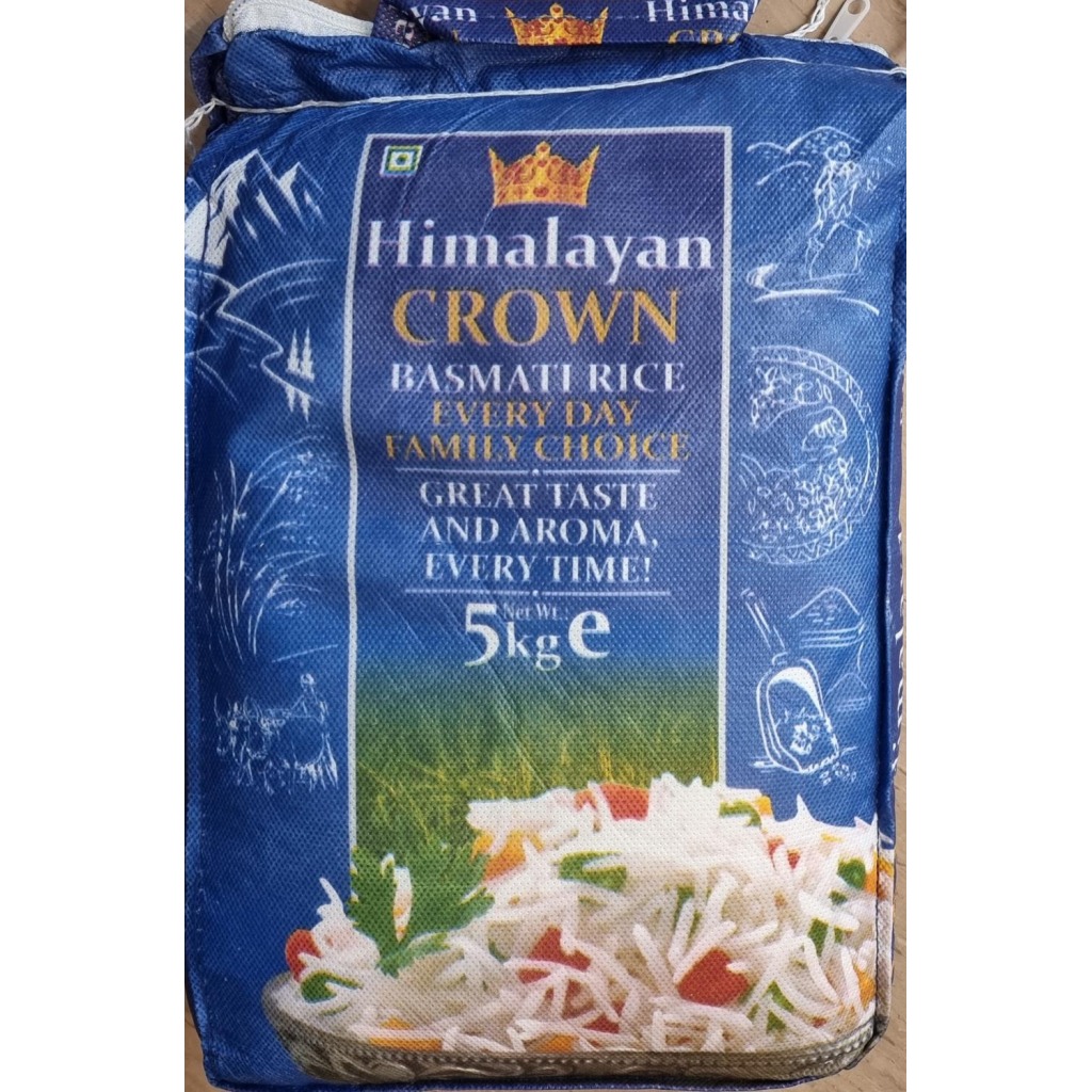 Himalayan crown basmati rice 5kg | Velkommen til Dagligvare på nett ...